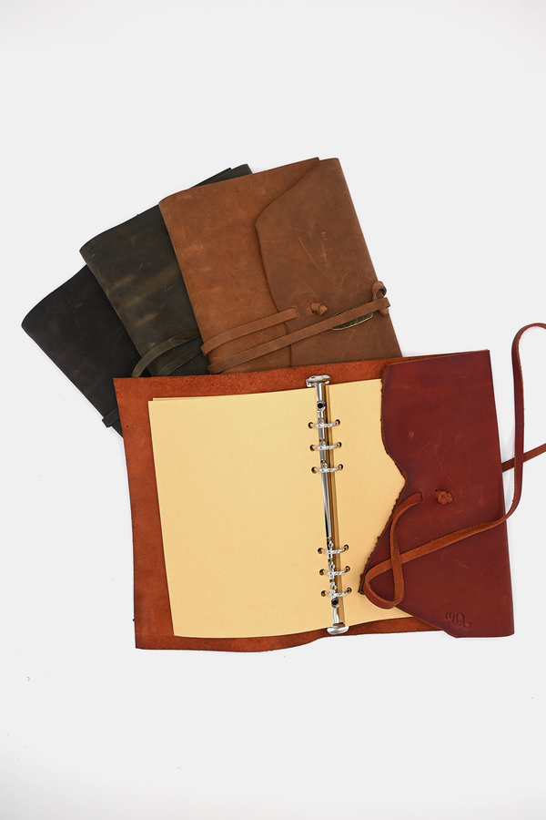 Leather A5 Notebook - Mongolian Gallery