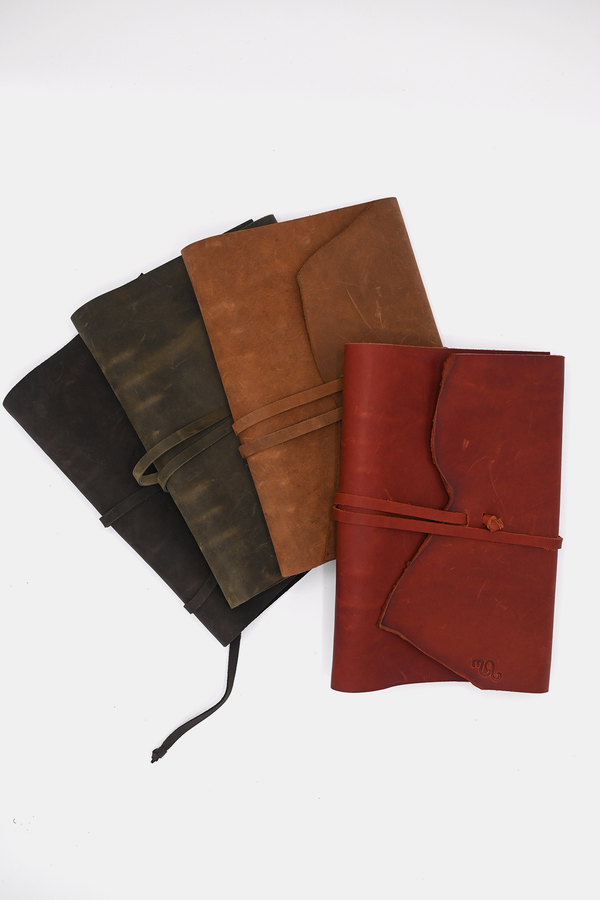 Leather A5 Notebook - Mongolian Gallery
