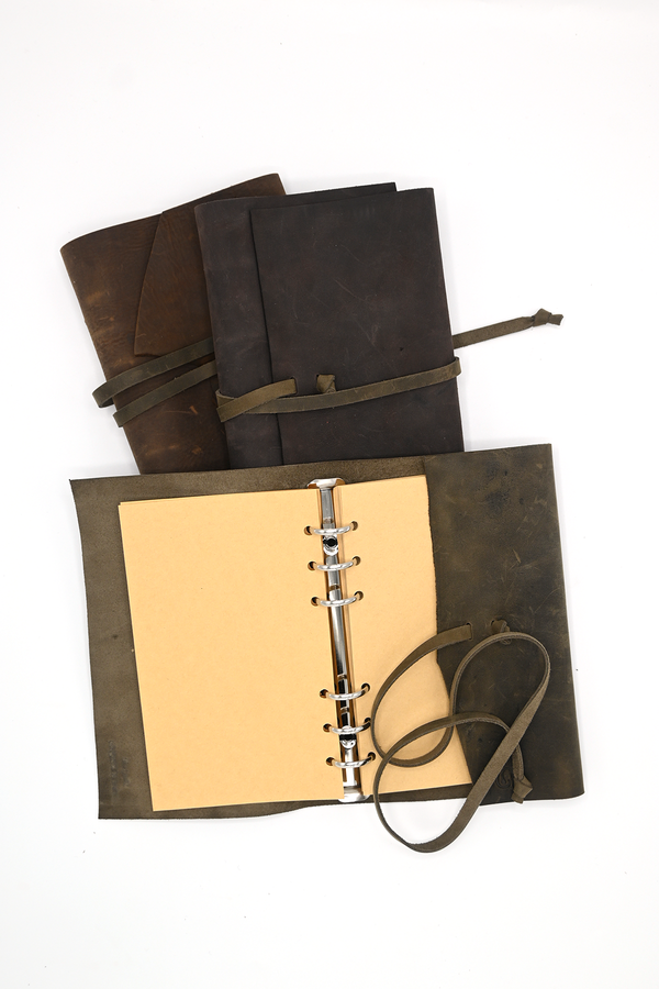 Leather A6 Notebook - Mongolian Gallery