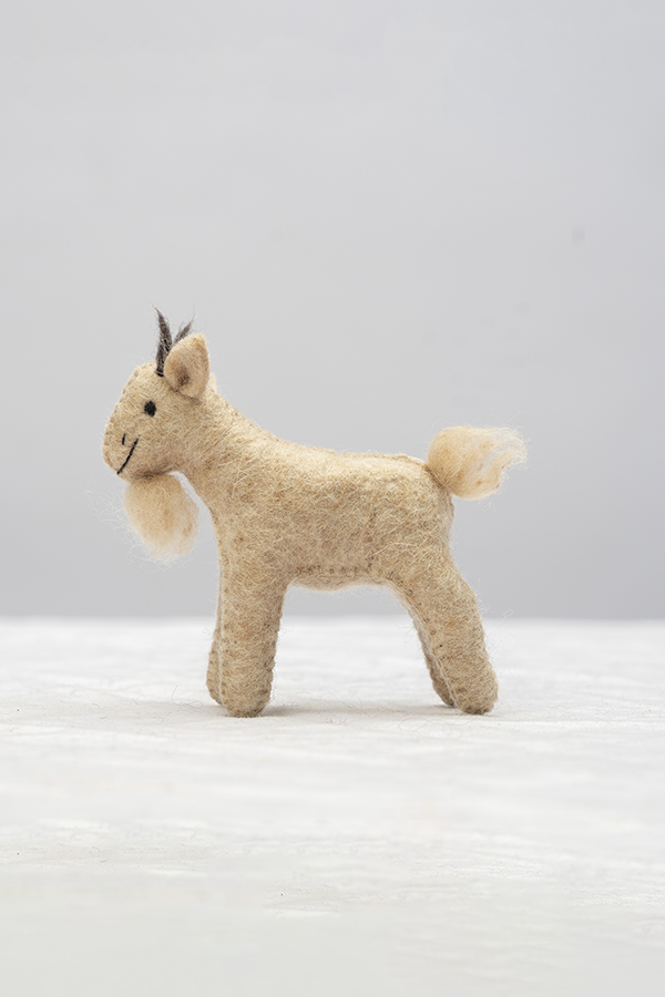 Felt Wool Baby Goat - Mongolian Gallery