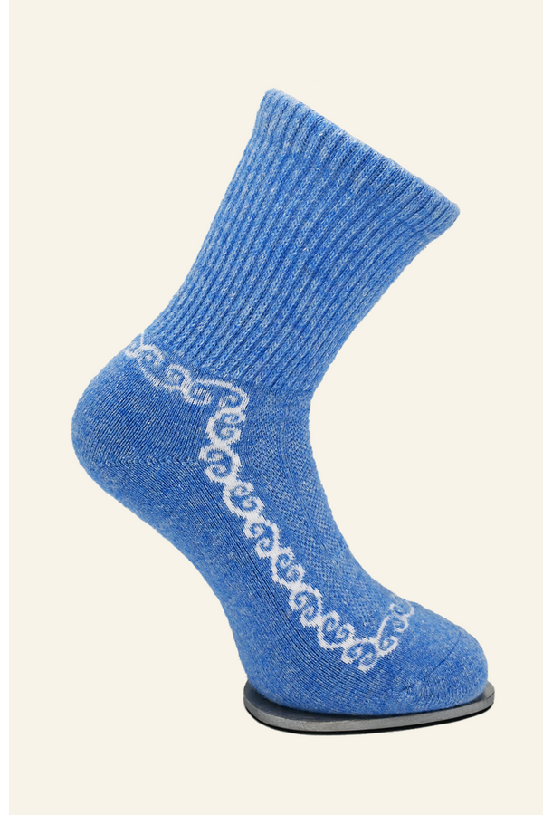 Blue Sheep Wool Socks - Mongolian Gallery