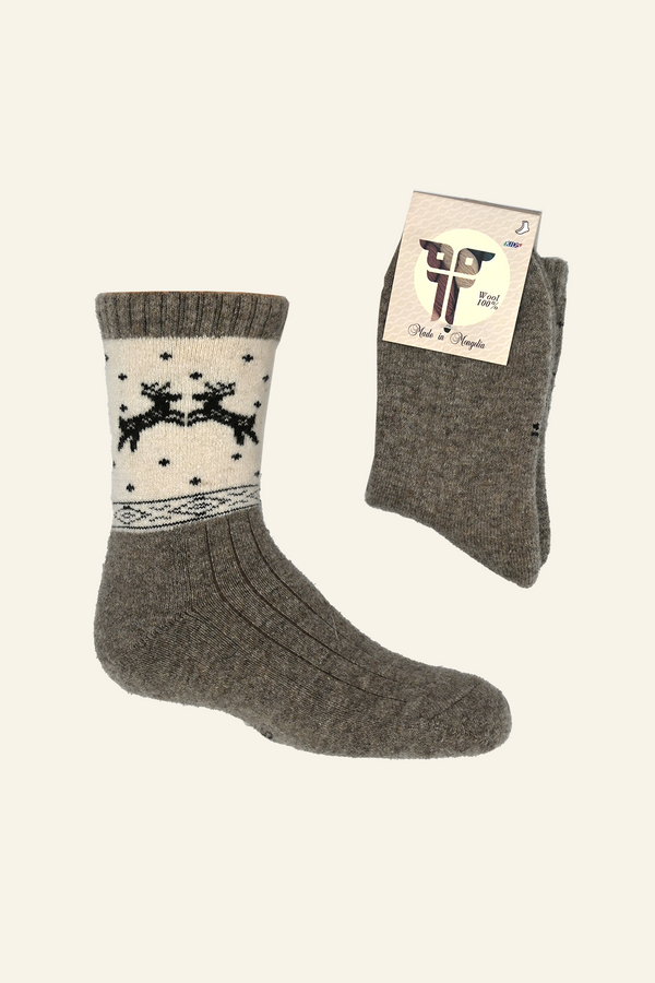 Warm Wool Socks for Kids - Mongolian Gallery